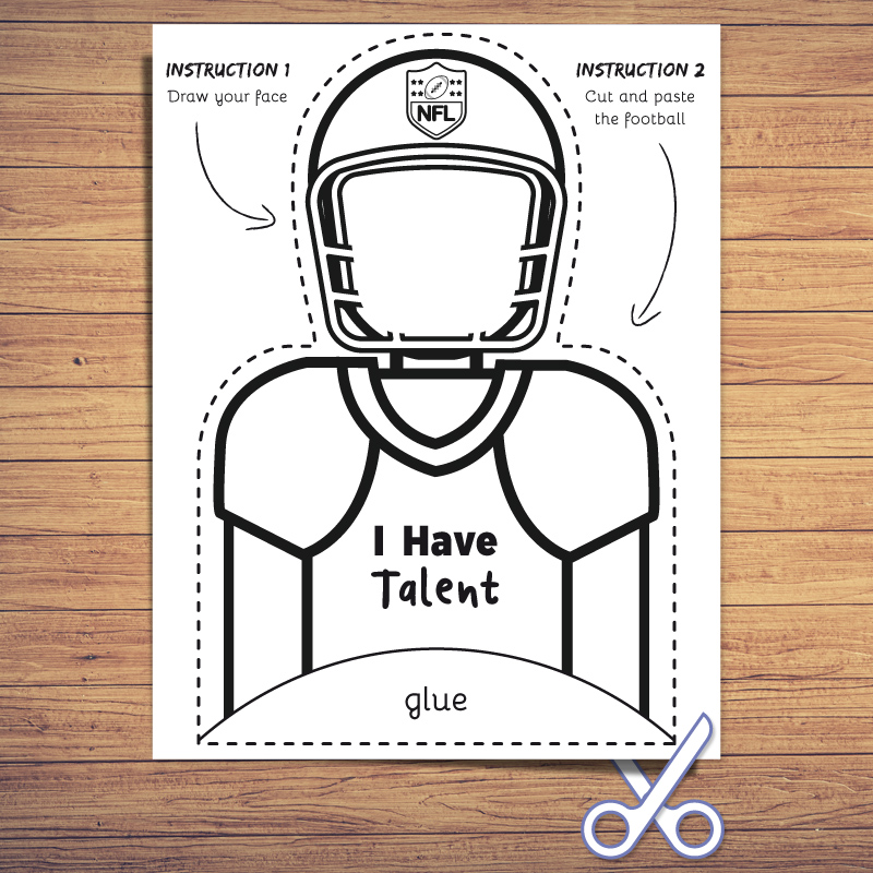 Super Bowl Craft My Talents | Made By Teachers