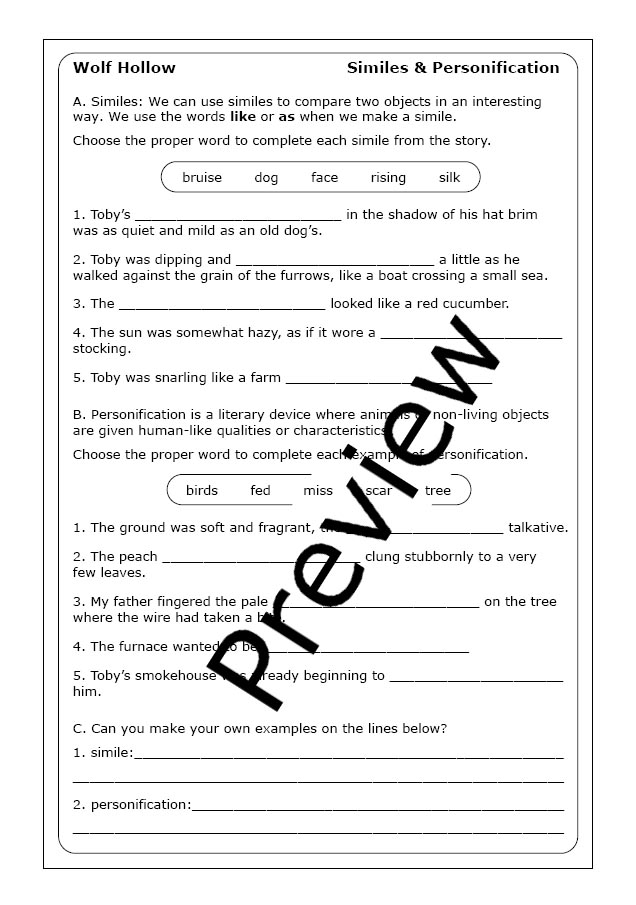 Lauren Wolk "Wolf Hollow" worksheets | Made By Teachers