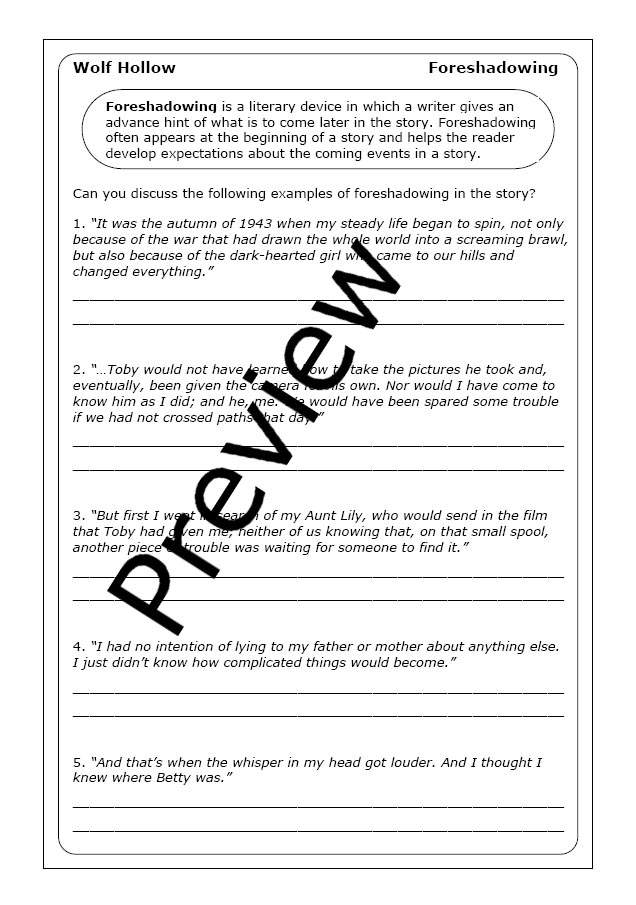 Lauren Wolk "Wolf Hollow" worksheets | Made By Teachers
