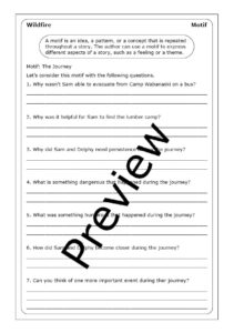 Rodman Philbrick "Wildfire" worksheets | Made By Teachers