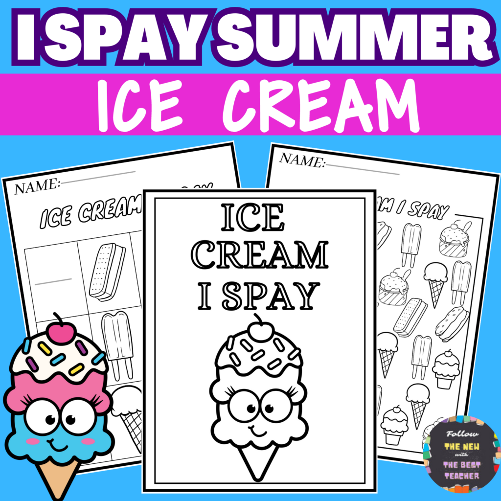 Summer I SPY - Ice Cream Search Activity | Made By Teachers