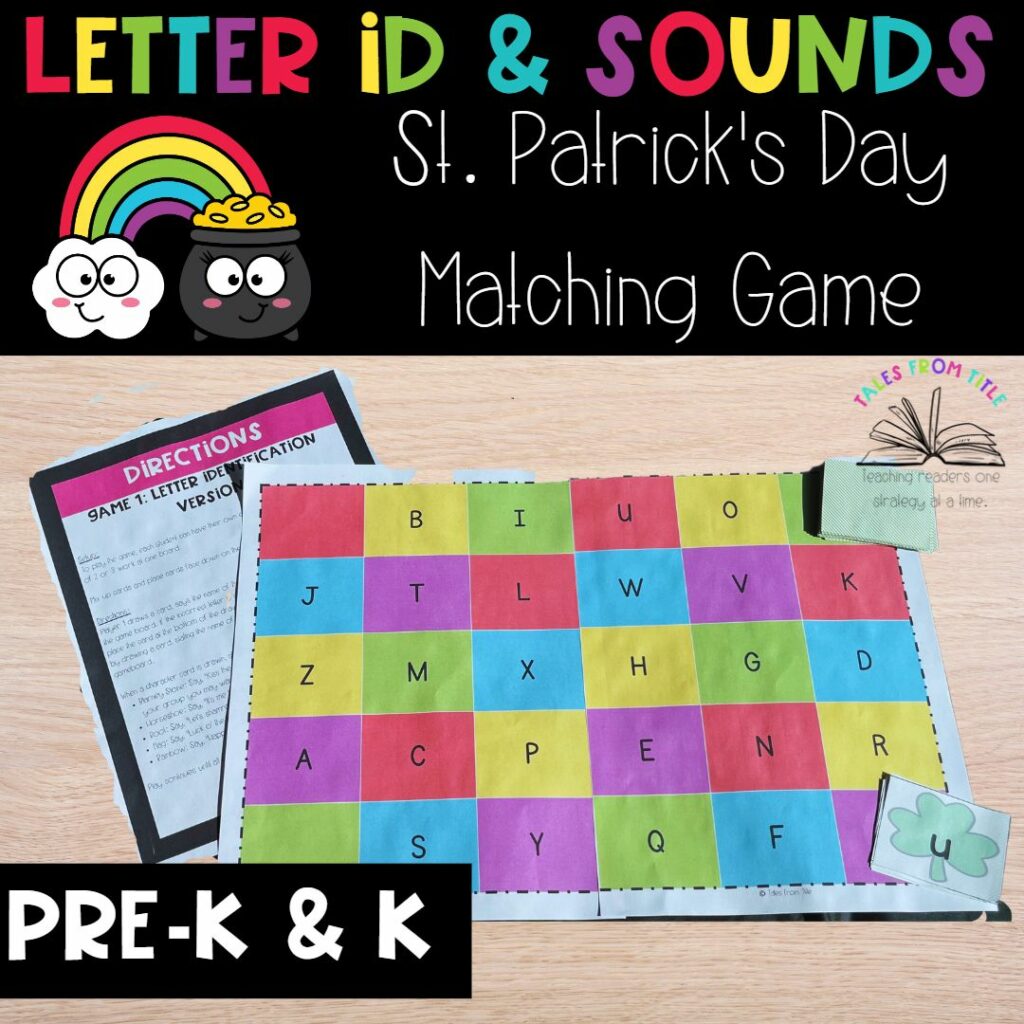 Letter Identification & Sounds Intervention or Center Games - St ...