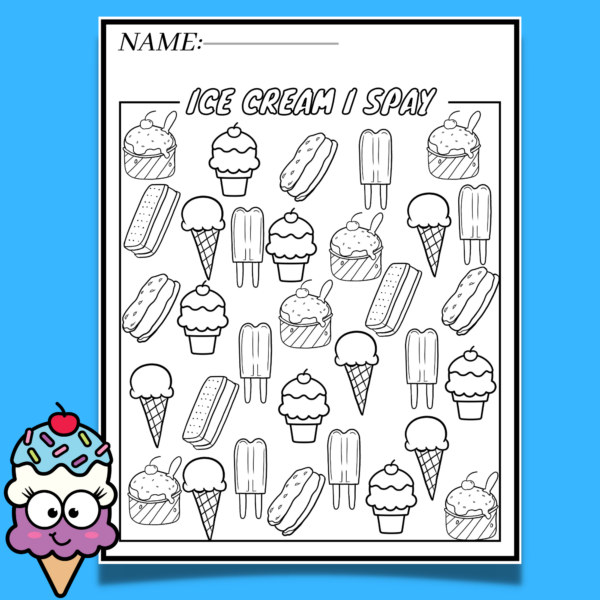 Summer I SPY - Ice Cream Search Activity | Made By Teachers