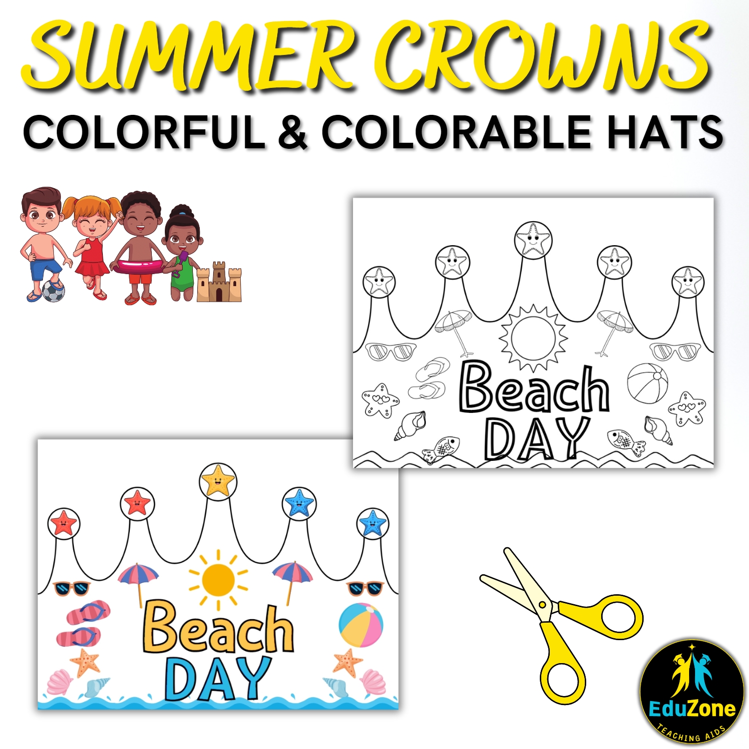 Beach Bash Ready: Colorful Hats & Crowns for Summer Vibes! - Summer ...
