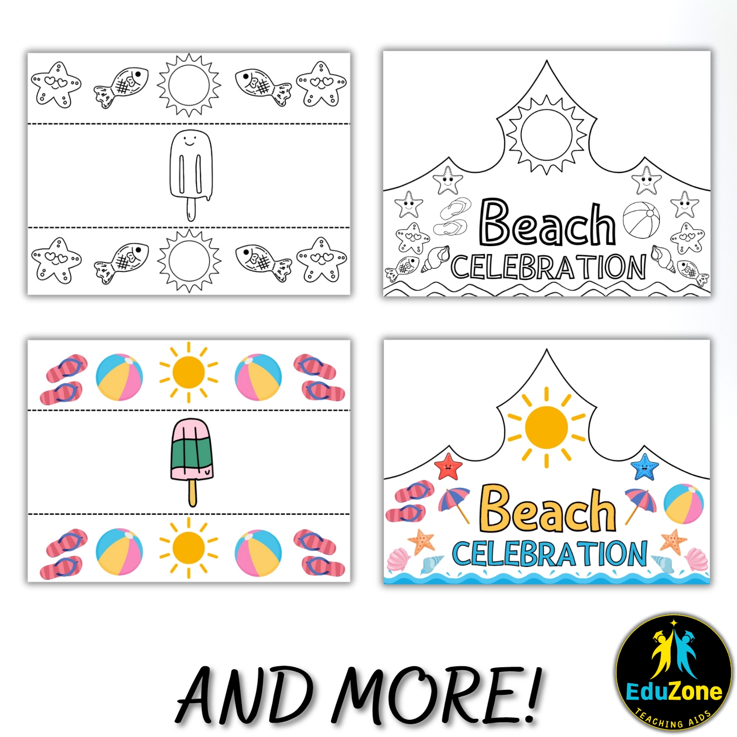 Make a Splash: Colorful Hats & Crowns for Your Sunny Beach Bash ...
