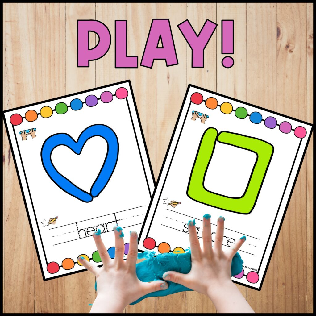2D Shapes Play Dough Mats | Shape Activities for Fine Motor | Made By ...