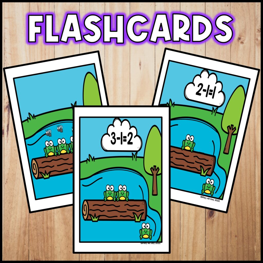 5 Little Speckled Frogs Song and Activity Set | Book Flashcards Props ...