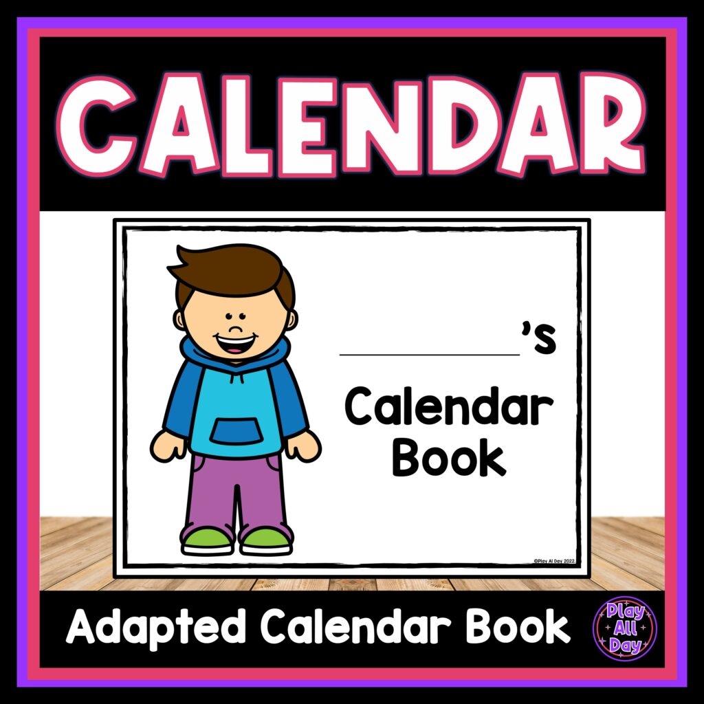 Adapted Calendar Binder | Interactive Calendar Activities for Morning ...