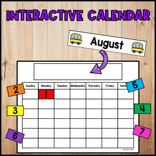 Adapted Calendar Binder | Interactive Calendar Activities for Morning ...