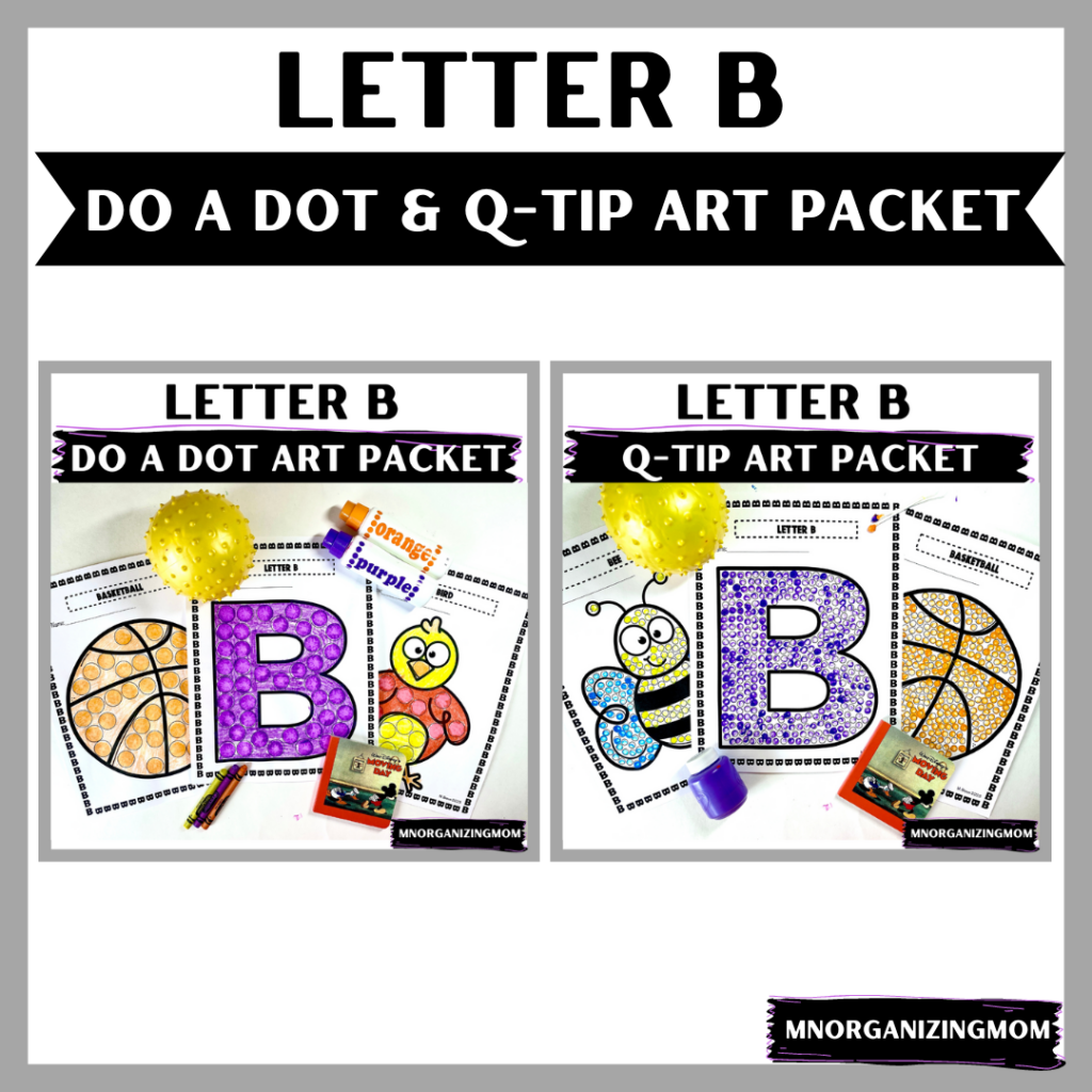 Letter B Do A Dot and Q-Tip Art Packet | Made By Teachers