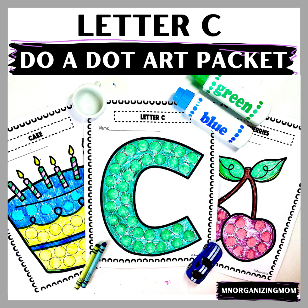 Letter C Do A Dot and Q-Tip Art Packet | Made By Teachers