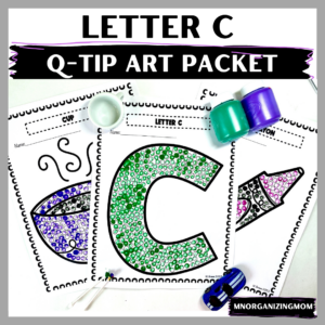 Letter C Do A Dot and Q-Tip Art Packet | Made By Teachers