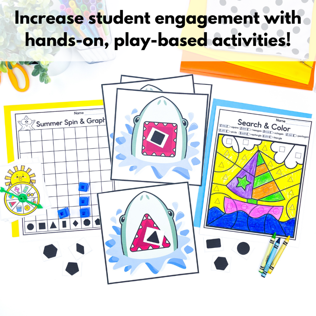 Kindergarten Math Centers - Summer Bundle | Made By Teachers