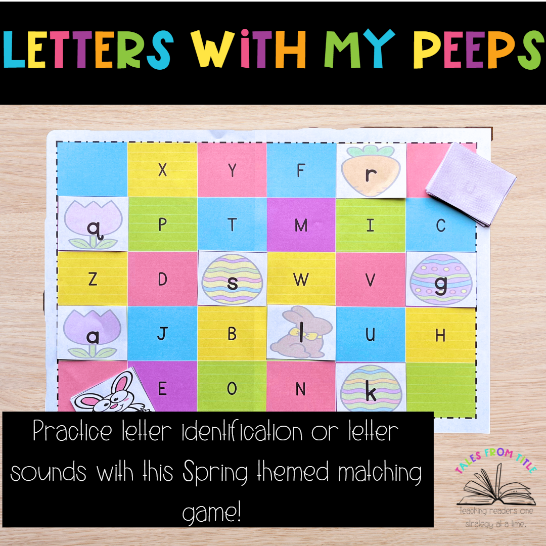 Letter Identification & Sounds Intervention & Center Game - Easter ...