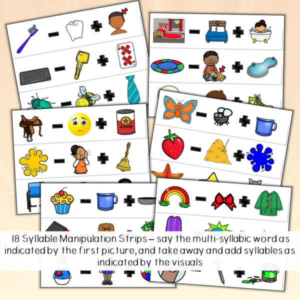Changing Syllables Activities for Phonological Awareness | Made By Teachers