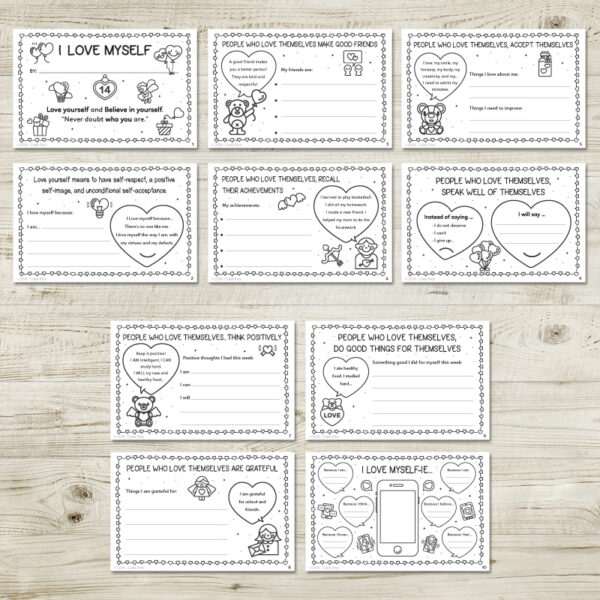 Valentine’s Day | I Love Myself Mini Book | Made By Teachers