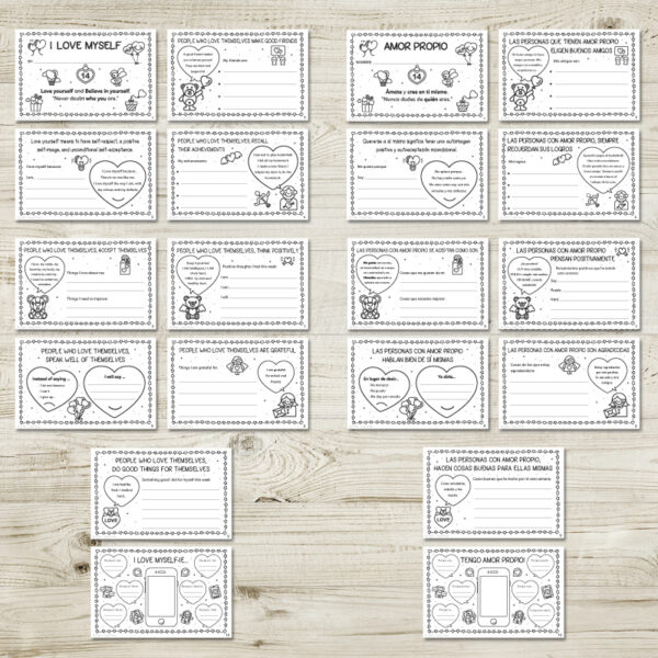 Valentine’s Day | I Love Myself Mini Books BUNDLE | Made By Teachers