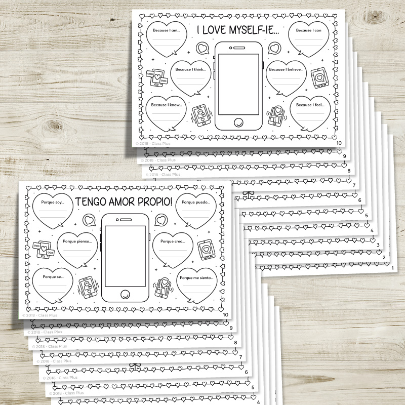 Valentine’s Day | I Love Myself Mini Books BUNDLE | Made By Teachers