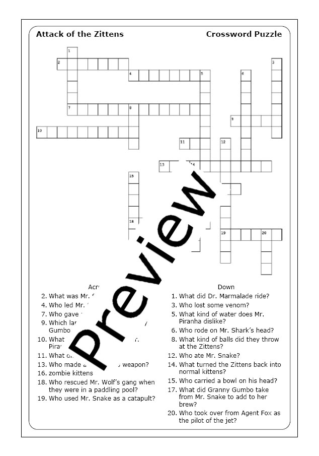 Aaron Blabey "The Bad Guys: Attack of the Zittens" worksheets | Made By ...