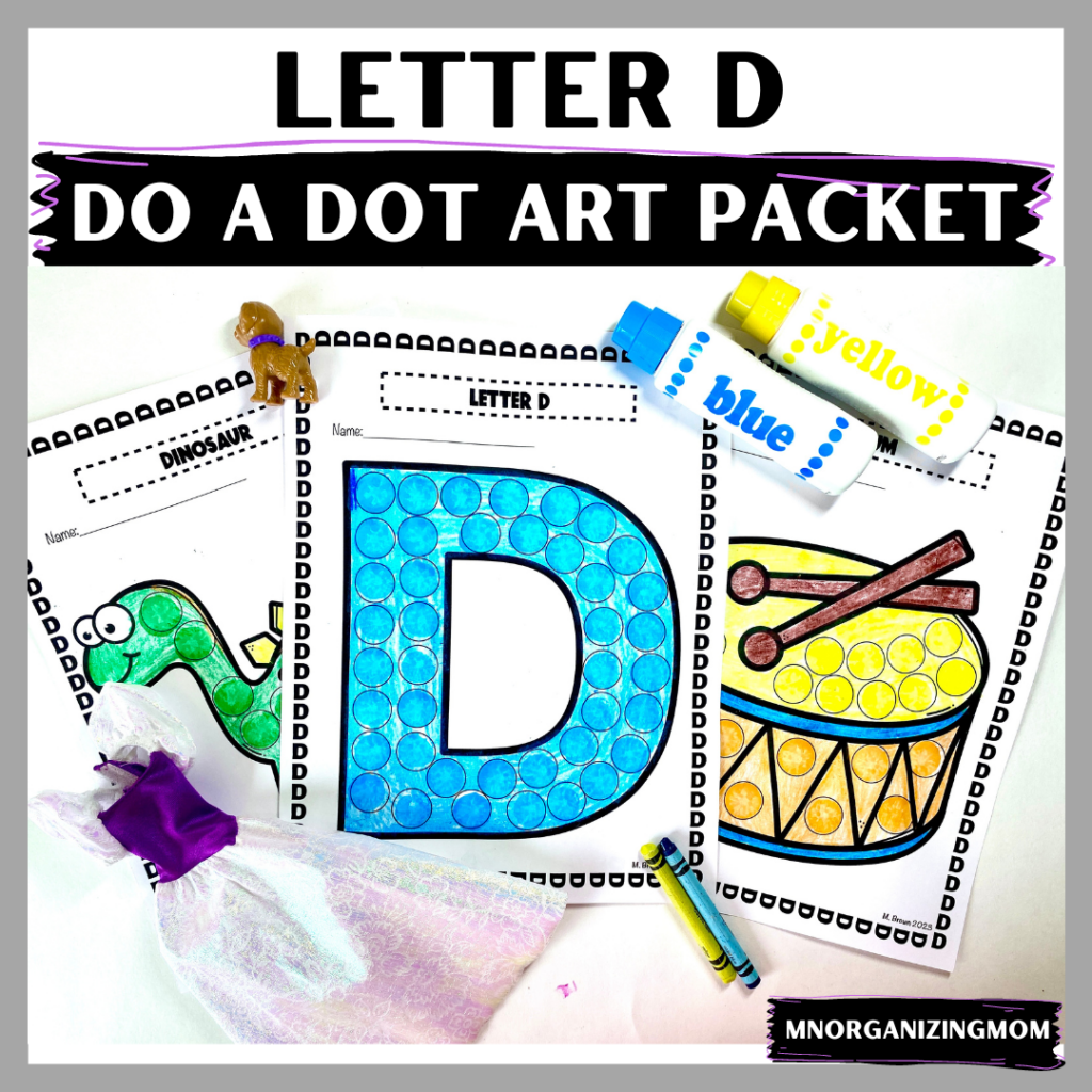 Letter D Do A Dot Art Packet | Made By Teachers