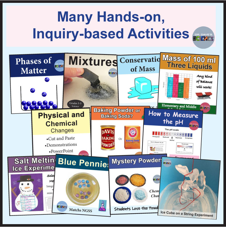 Classifying Matter, States of Matter Activities 5th Grade NGSS Science ...