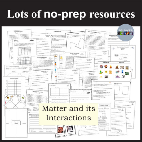 Classifying Matter, States of Matter Unit Bundle 5th Grade Science NGSS ...