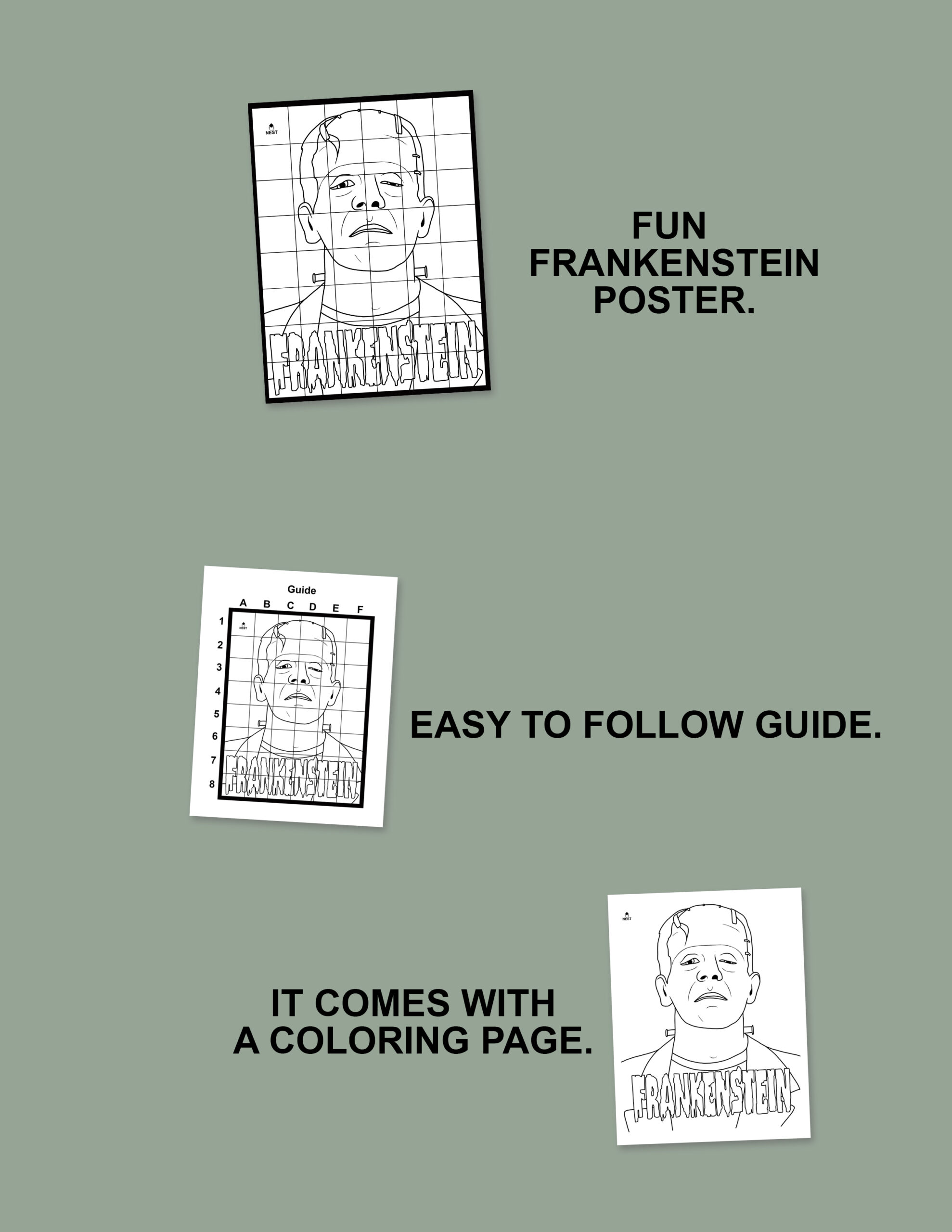 Frankenstein Collaboration Poster | Made By Teachers