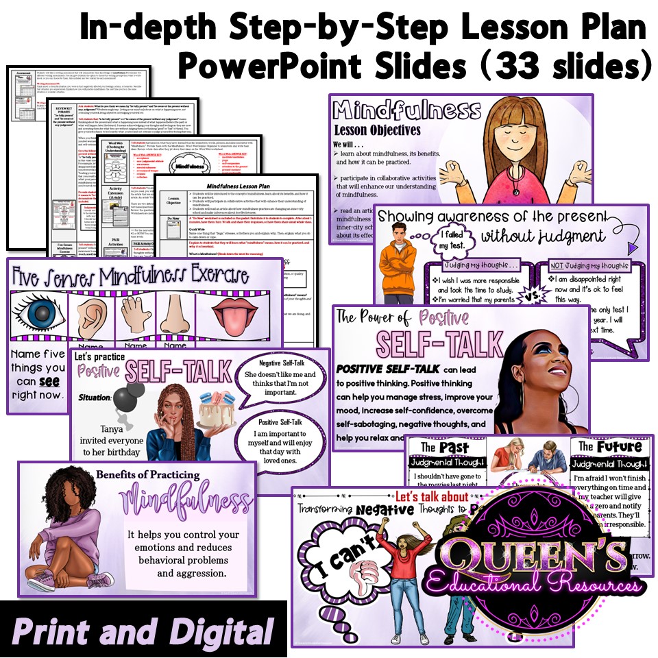 Mindfulness Lesson and Activities for SEL and Self-Regulation Skills ...