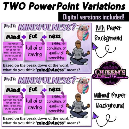 Growth Mindset and Mindfulness Lessons Activities for SEL and Self ...