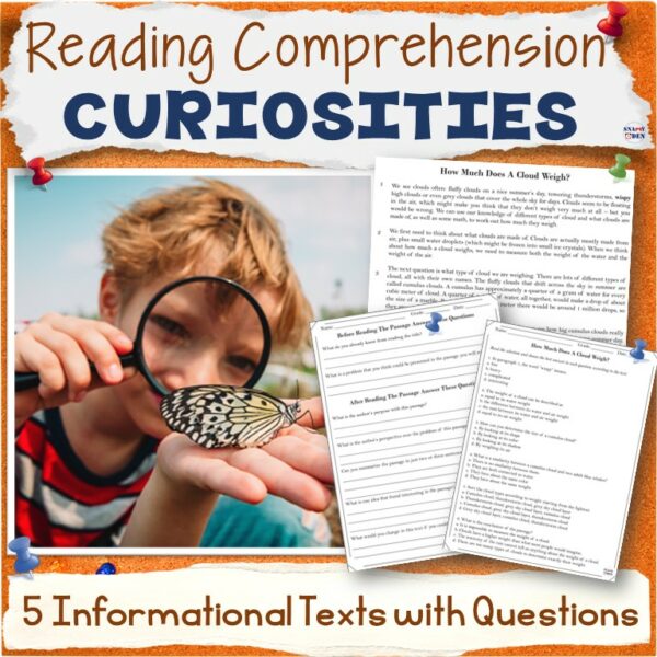 Fun Reading Comprehension Passages and MCQ Middle School Test Prep ...