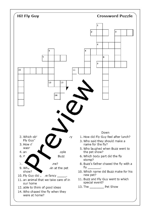 "Hi! Fly Guy" (Book #1) worksheets | Made By Teachers