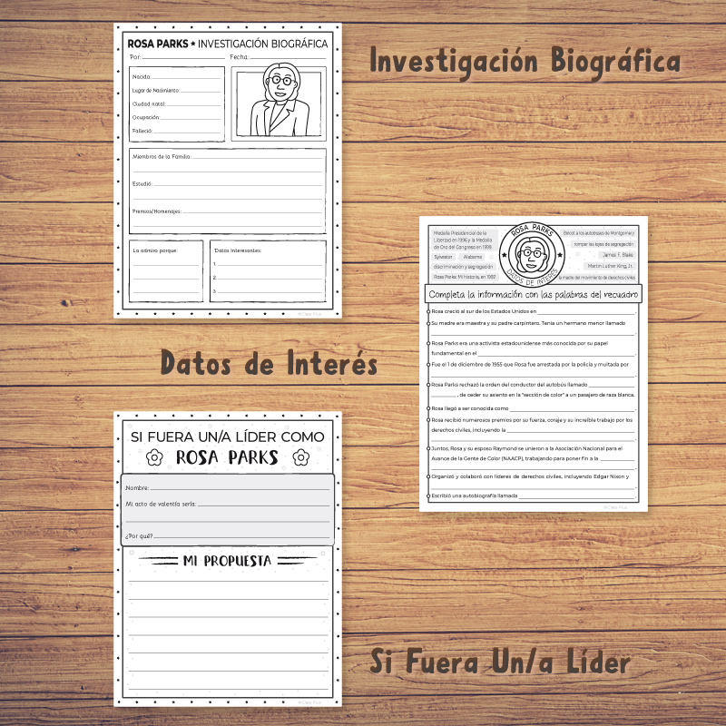 Rosa Parks Actividad | Made By Teachers