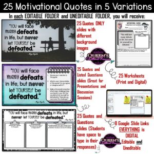 Bell Ringers: Motivational Quotes and Prompts for Growth Mindset | Made ...