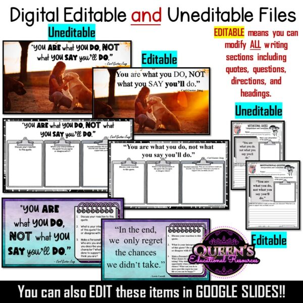 Bell Ringers: Motivational Quotes and Prompts for Growth Mindset | Made ...