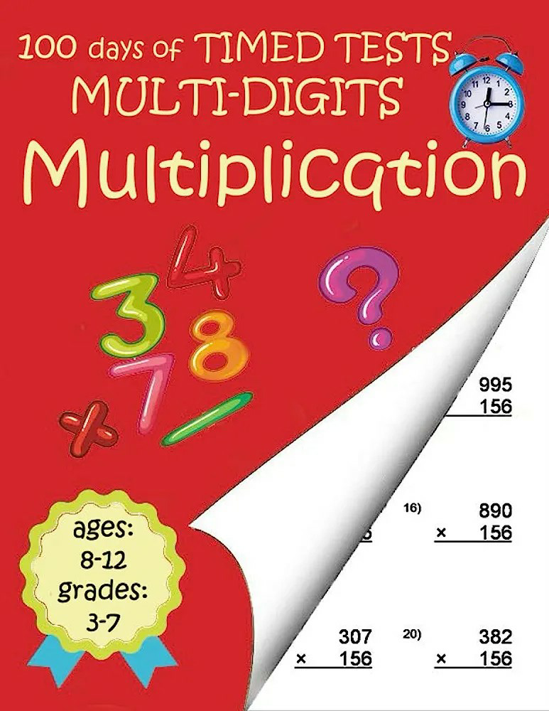 100 Days of Timed Tests Multi-Digit Multiplication | Made By Teachers