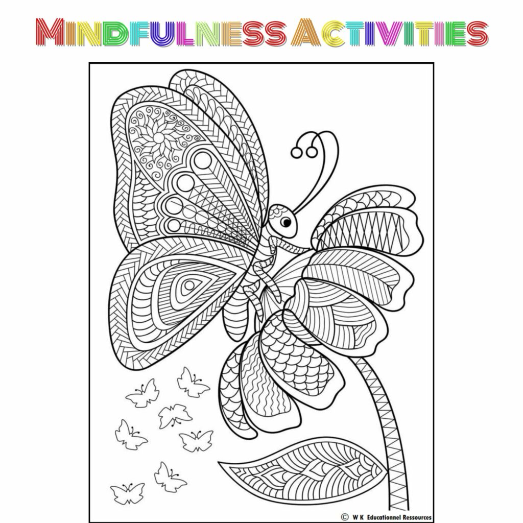 Yoga day Activities 40 Fun Animals Mandala Coloring Pages Mindfulness ...