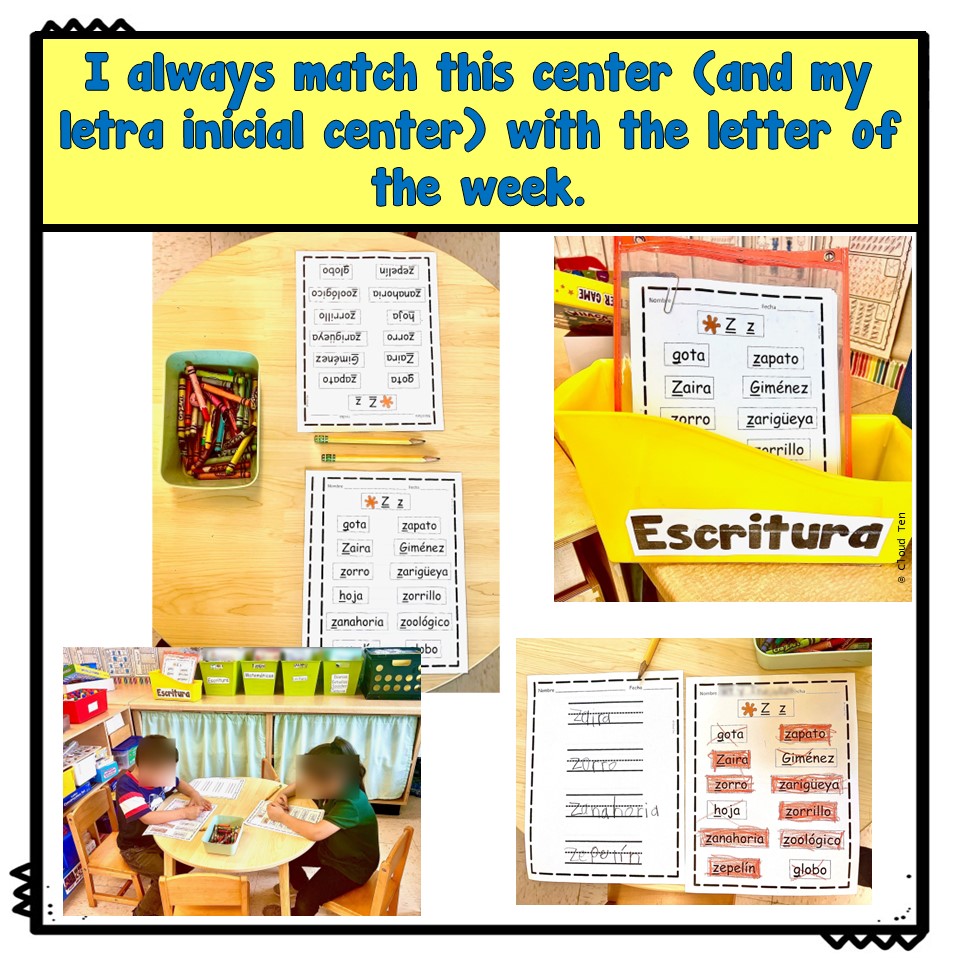 Centro de vocabulario | Made By Teachers