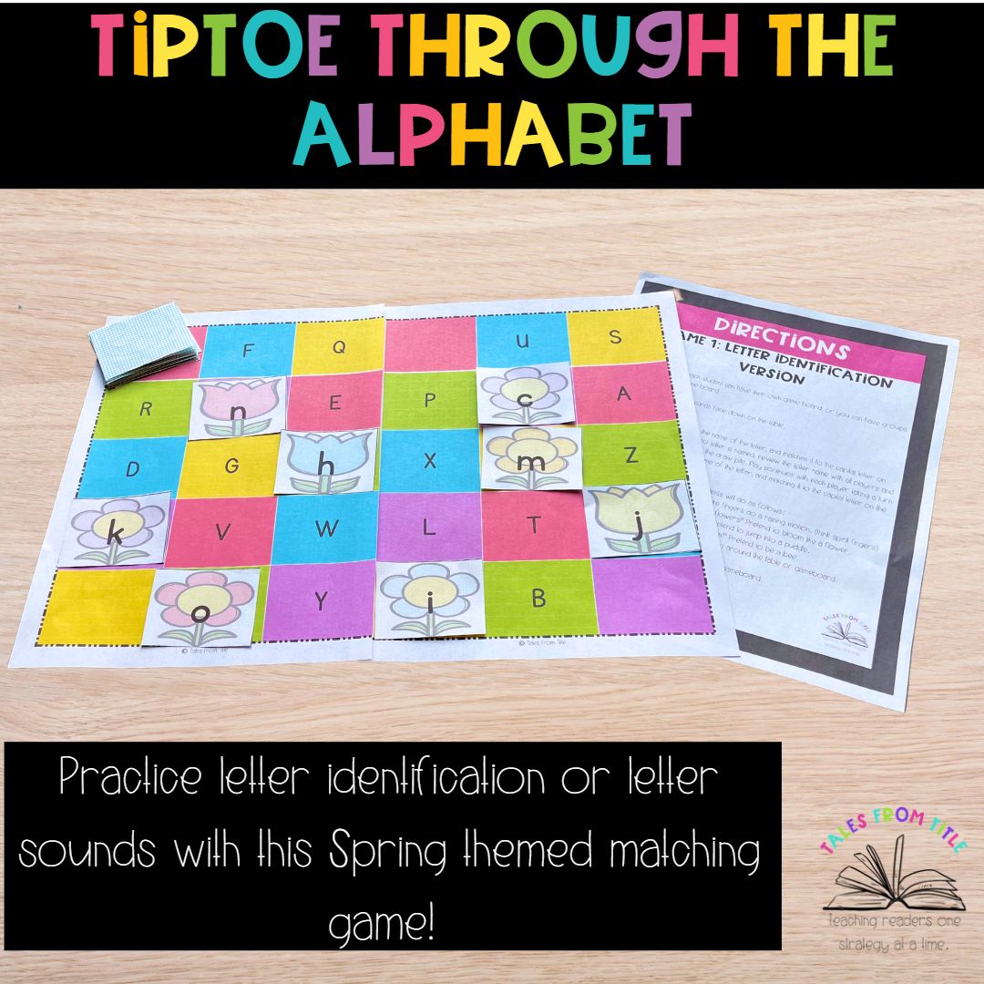 Letter Identification & Sounds Intervention & Center Game - Spring ...