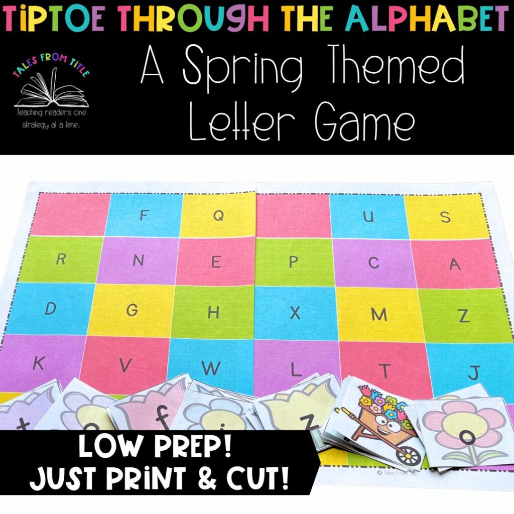 Letter Identification & Sounds Intervention & Center Game - Spring ...
