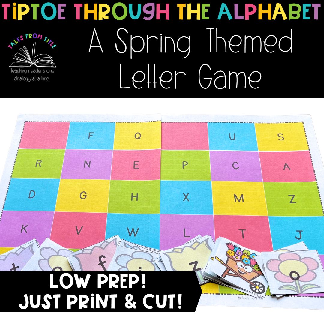 Letter Identification & Sounds Intervention & Center Game - Spring ...