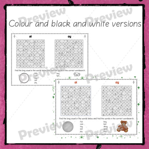 Vowel digraph wordsearch sorts - long vowel literacy worksheets | Made ...