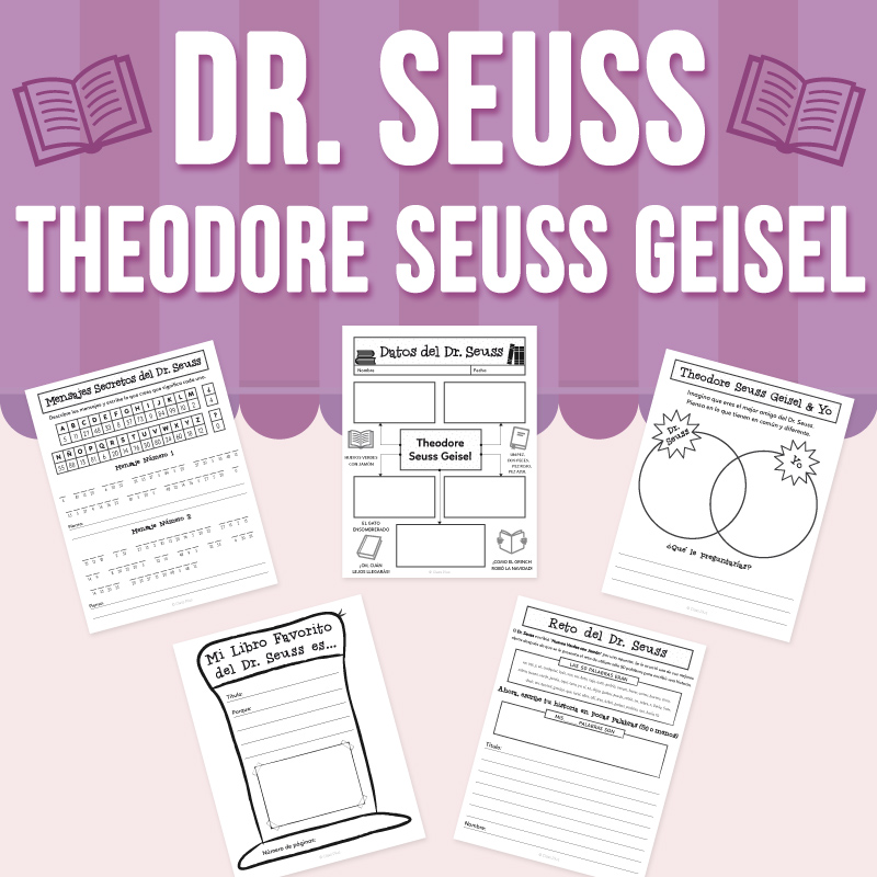 Dr. Seuss | Theodore Seuss Geisel Actividad | Made By Teachers