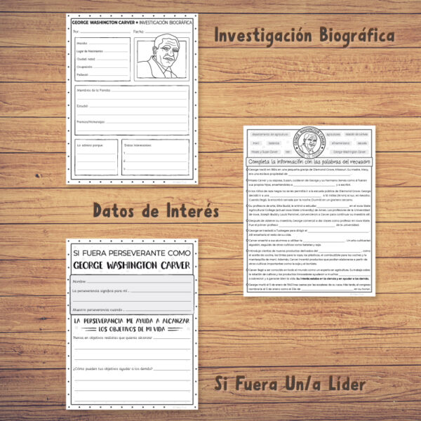 George Washington Carver Actividad | Made By Teachers