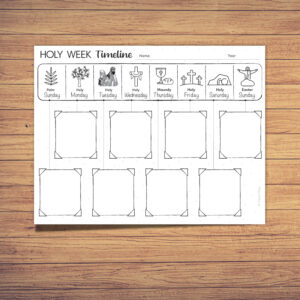 Holy Week Timeline | Made By Teachers