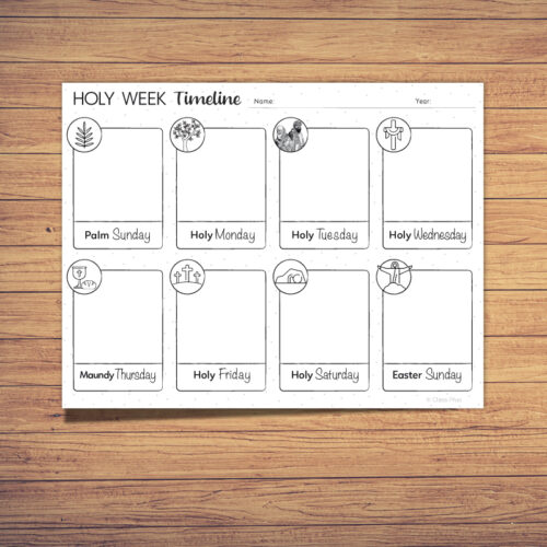 Holy Week Timeline | Made By Teachers