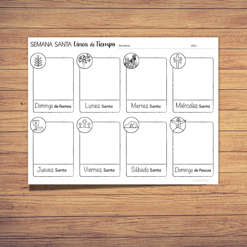 Semana Santa Línea de Tiempo | Made By Teachers