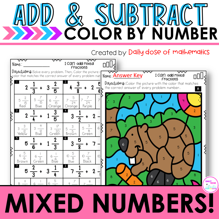 Color By Number Worksheets | Made By Teachers
