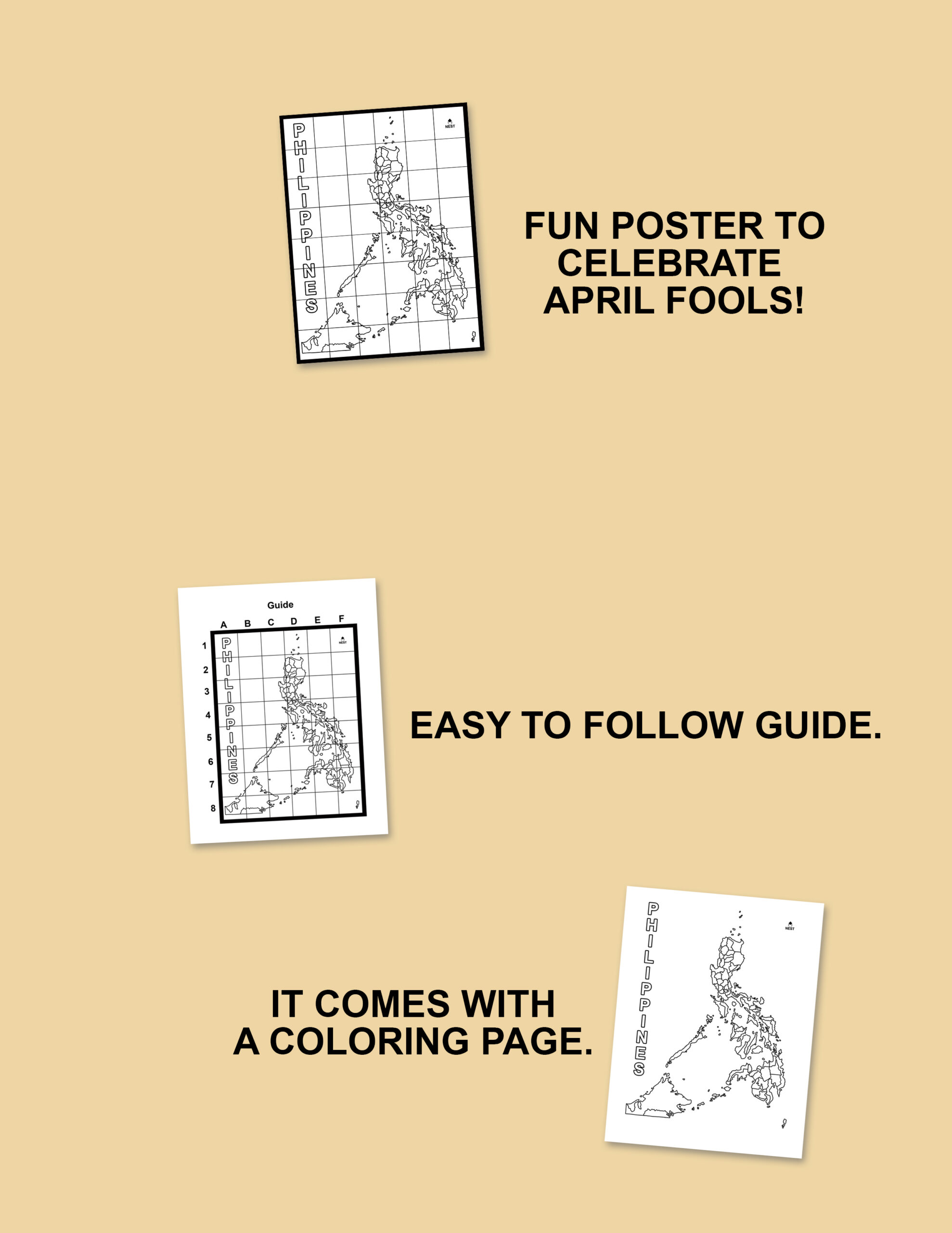 Philippines Map Collaboration Poster | Made By Teachers