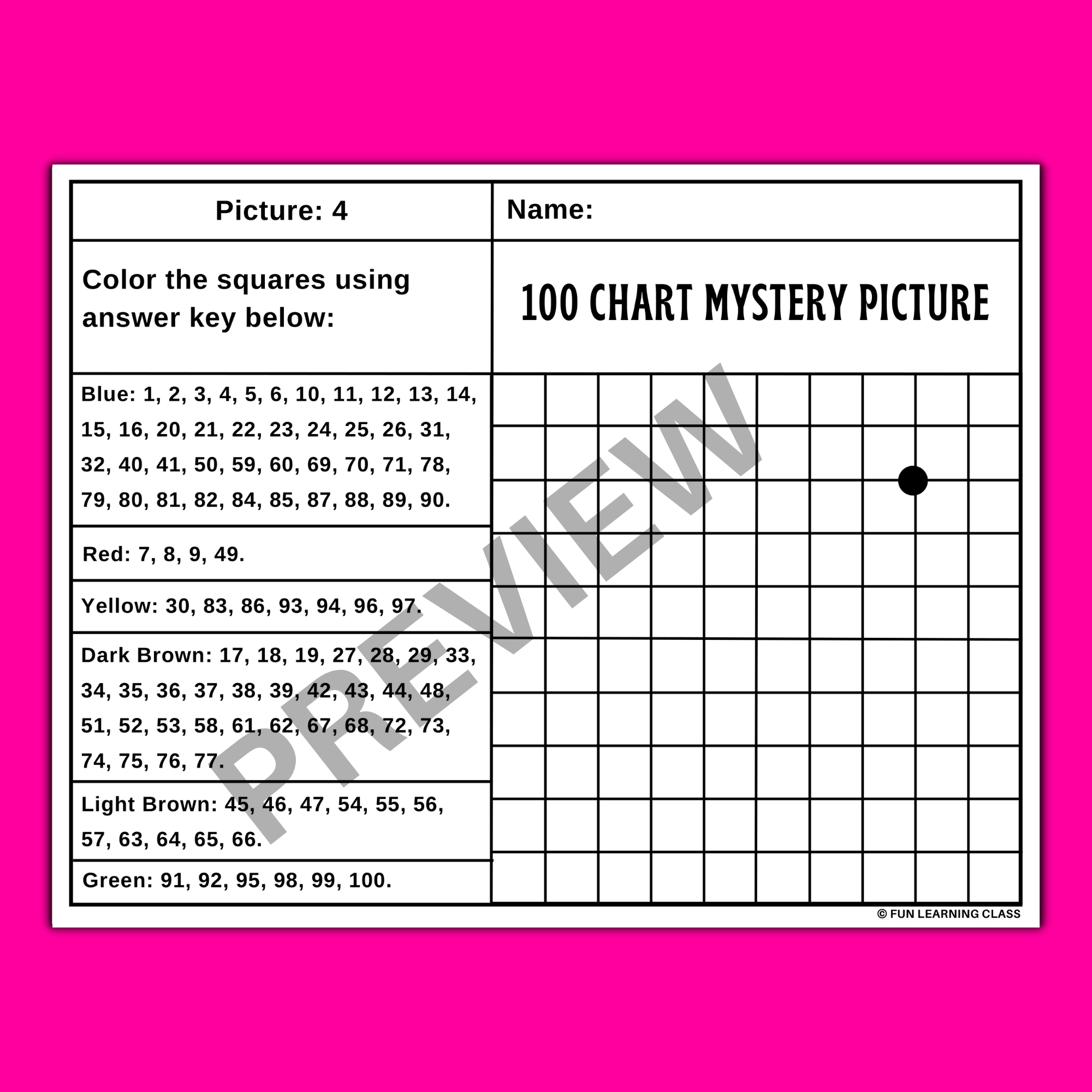 Chicken Life Cycle Hundred Chart Mystery Pictures Coloring Pages ...