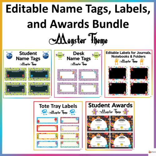 Editable Student Awards School Theme | Made By Teachers